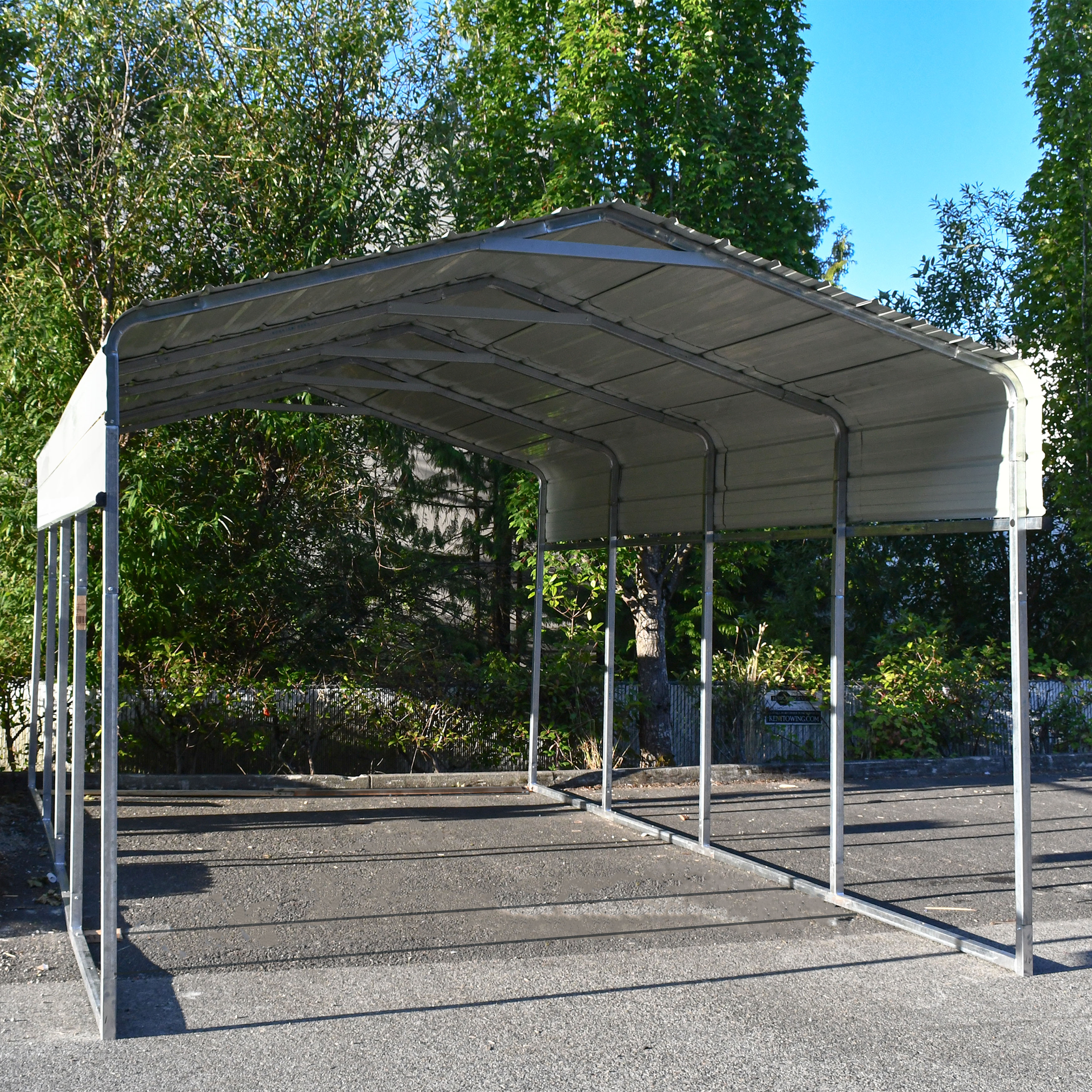 ALEKO Galvanized Steel Carport Cover Canopy Shelter 12 X 20 Feet ALEKO Galvanized Steel Carport Cover Canopy Shelter 12 X 20 Feet